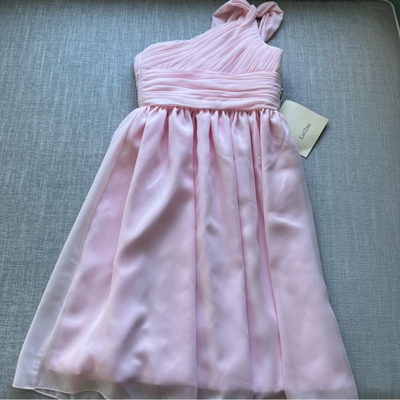 Lanting | Dresses | Nwt Girls Light Ballet Pink One Shoulder Flower ...